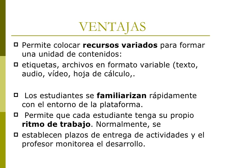 EVALUACIÓN DE PLATAFORMA VIRTUAL - MOODLE: VENTAJAS Y DESVENTAJAS DE MOODLE EVALUACIÓN DE PLATAFORMA VIRTUAL - MOODLE: VENTAJAS Y DESVENTAJAS DE MOODLE