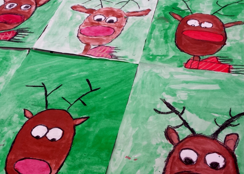 Mrs. Pearce's Art Room : Reindeer