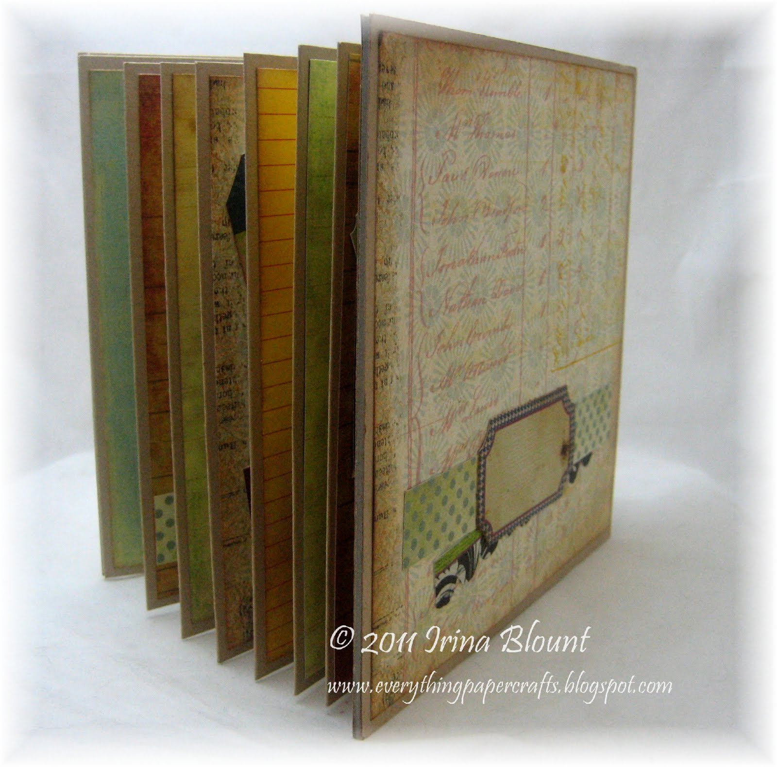 Everything Paper Crafts: Special Notes Handmade Notebook / Art Journal