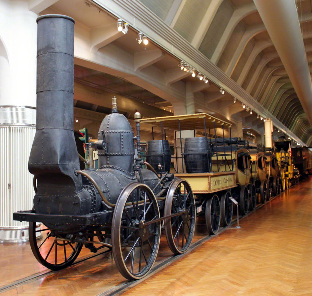 Just A Car Guy: The DeWitt Clinton train (1831) exhibited on railroad ...