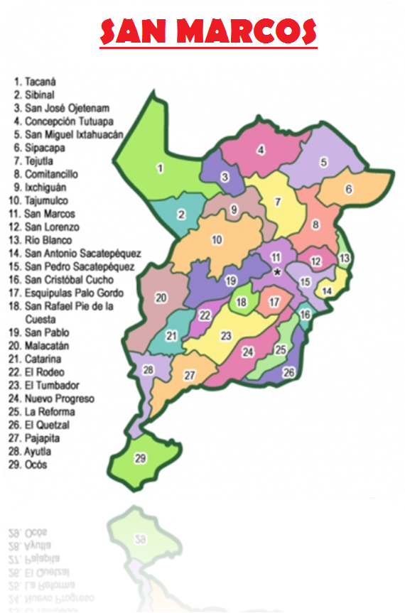 San Marcos: Mapa de San Marcos