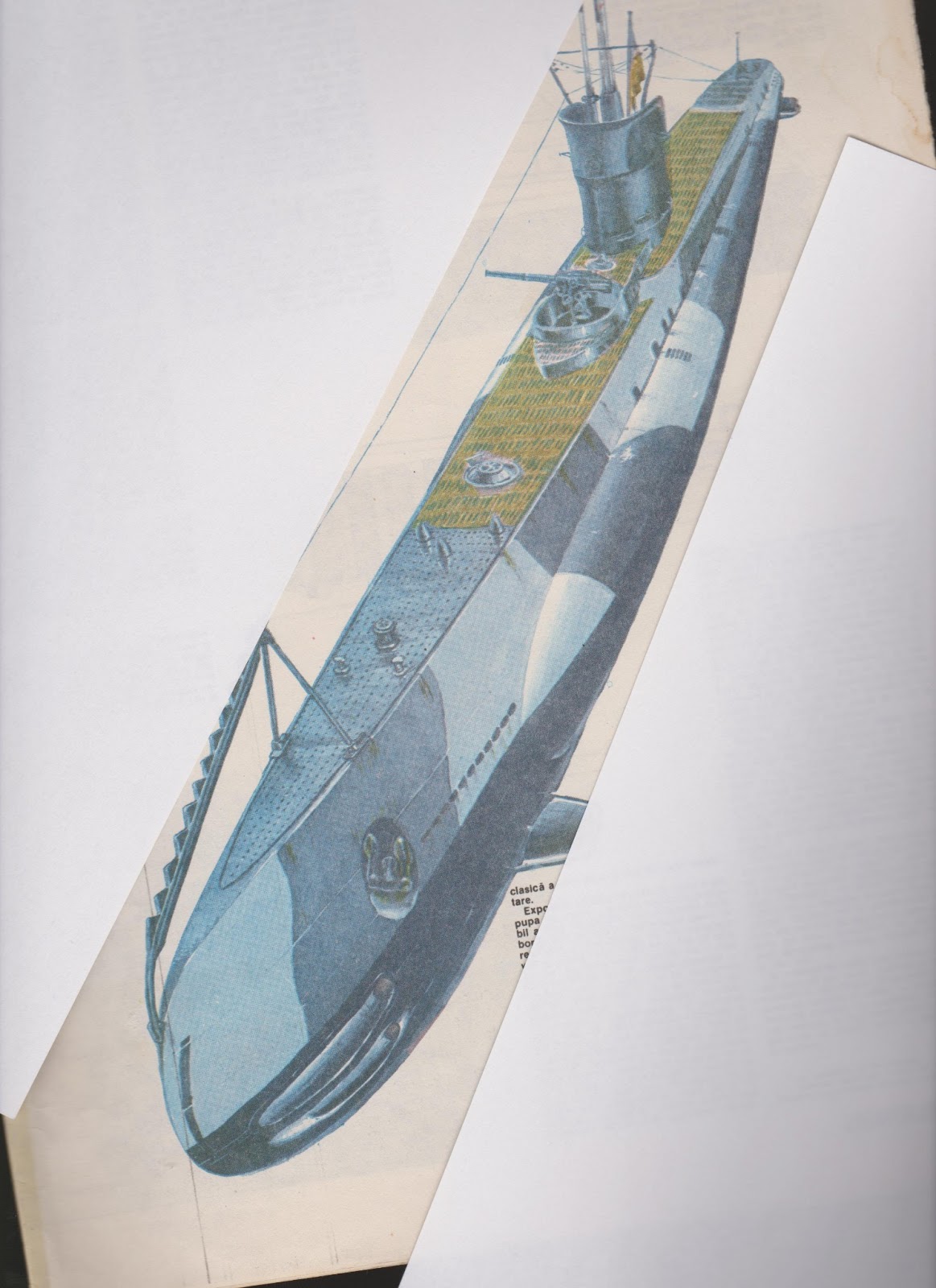 NAVOMODELE : DELFINUL, PRIMUL SUBMARIN ROMANESC