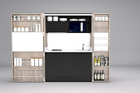 Interiores y 3D: La cocina Pop-up