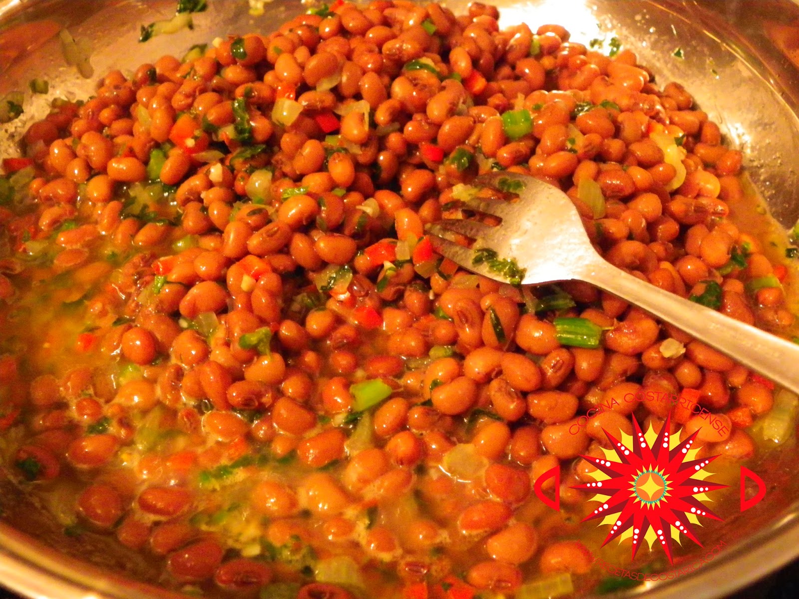 Cocina Costarricense: frijol rabiza