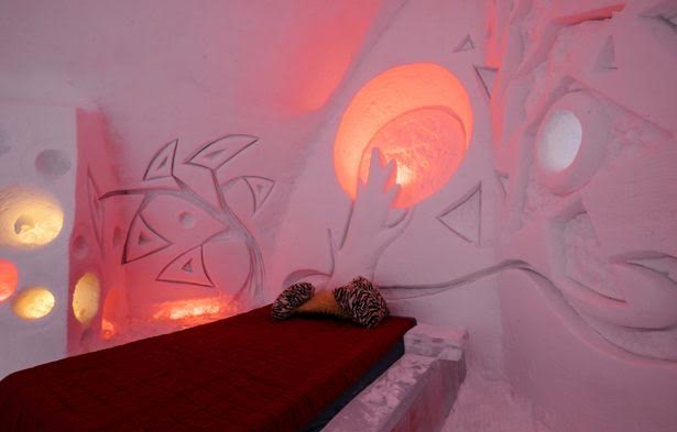 Photos: See this amazing ice hotel made entirely out of ice and snow ...