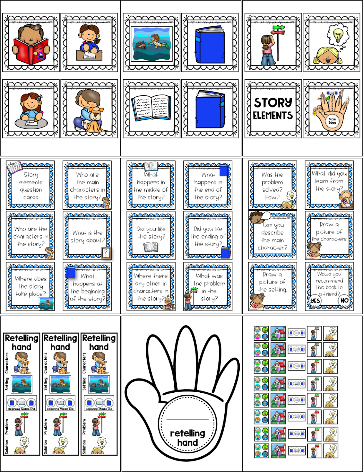 Simply Delightful in 2nd grade: The retelling hand, story elements, and ...