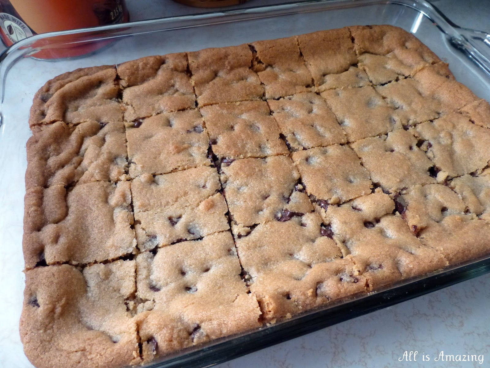 All is Amazing: Chocolate Chip Cookie Squares