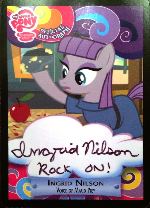 My Little Pony Ingrid Nilson - Maud Pie Series 3 Trading Card | MLP Merch