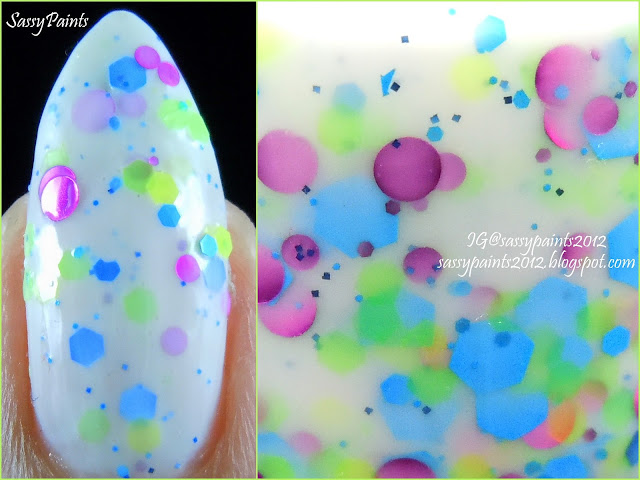 Sassy Paints: Jindie Nails: I'm A Star Dot Com, Princess Bubblegum & Rave