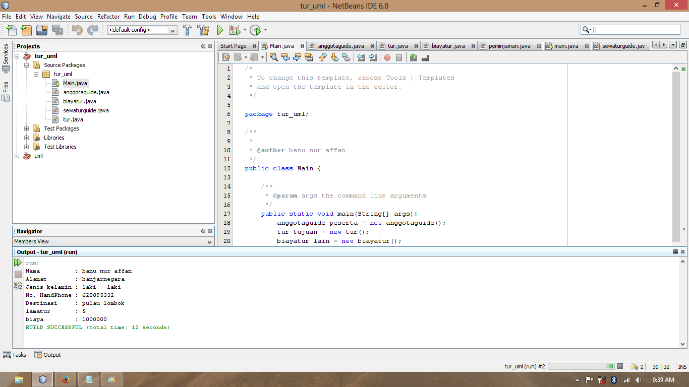 BLOGGING IS COOL: UML JAVA PBO