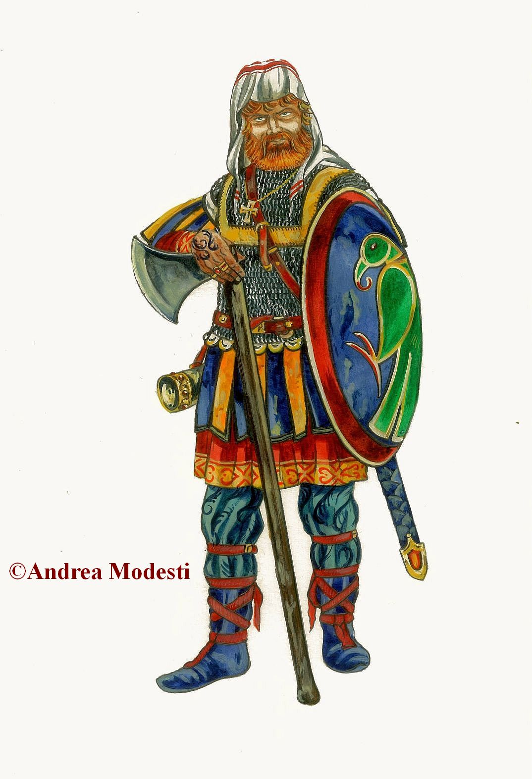 Andrea Modesti Art: Varangian Guardsmen