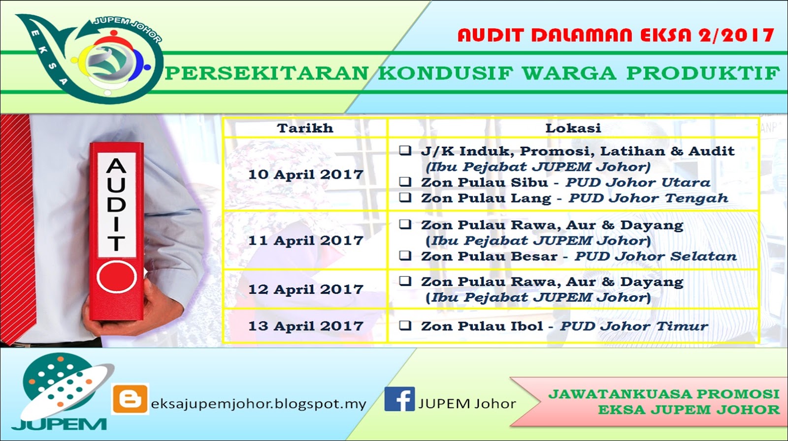 Laman Rasmi Ekosistem Kondusif Sektor Awam (EKSA): Audit Dalaman EKSA ...