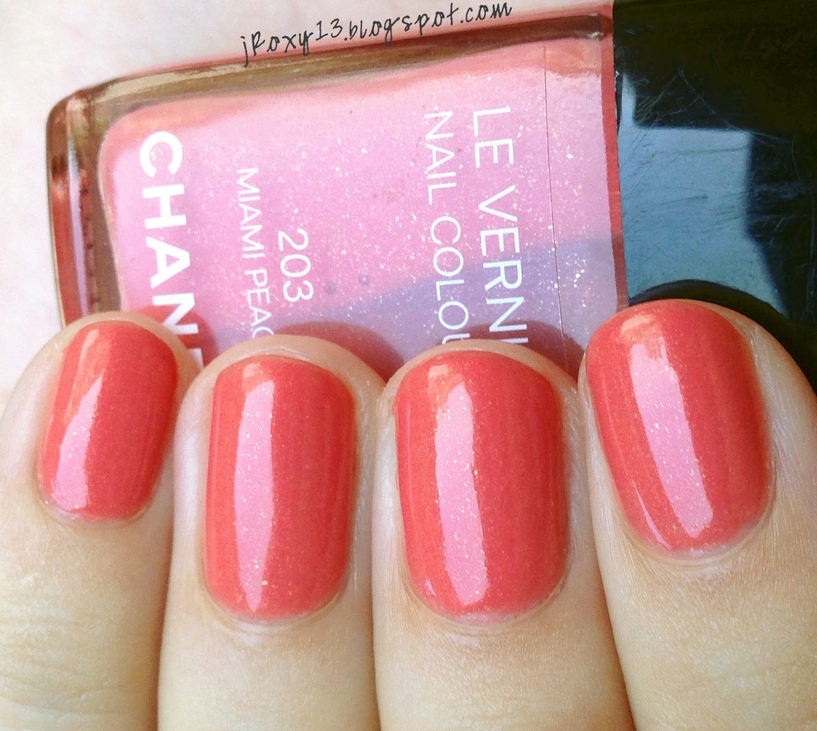 Chanel in #203 Miami Peach + Comparisons