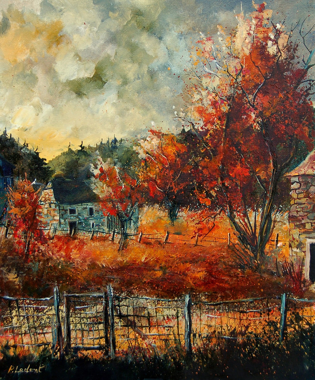 Self Taught Belgium Painter Pol Ledent