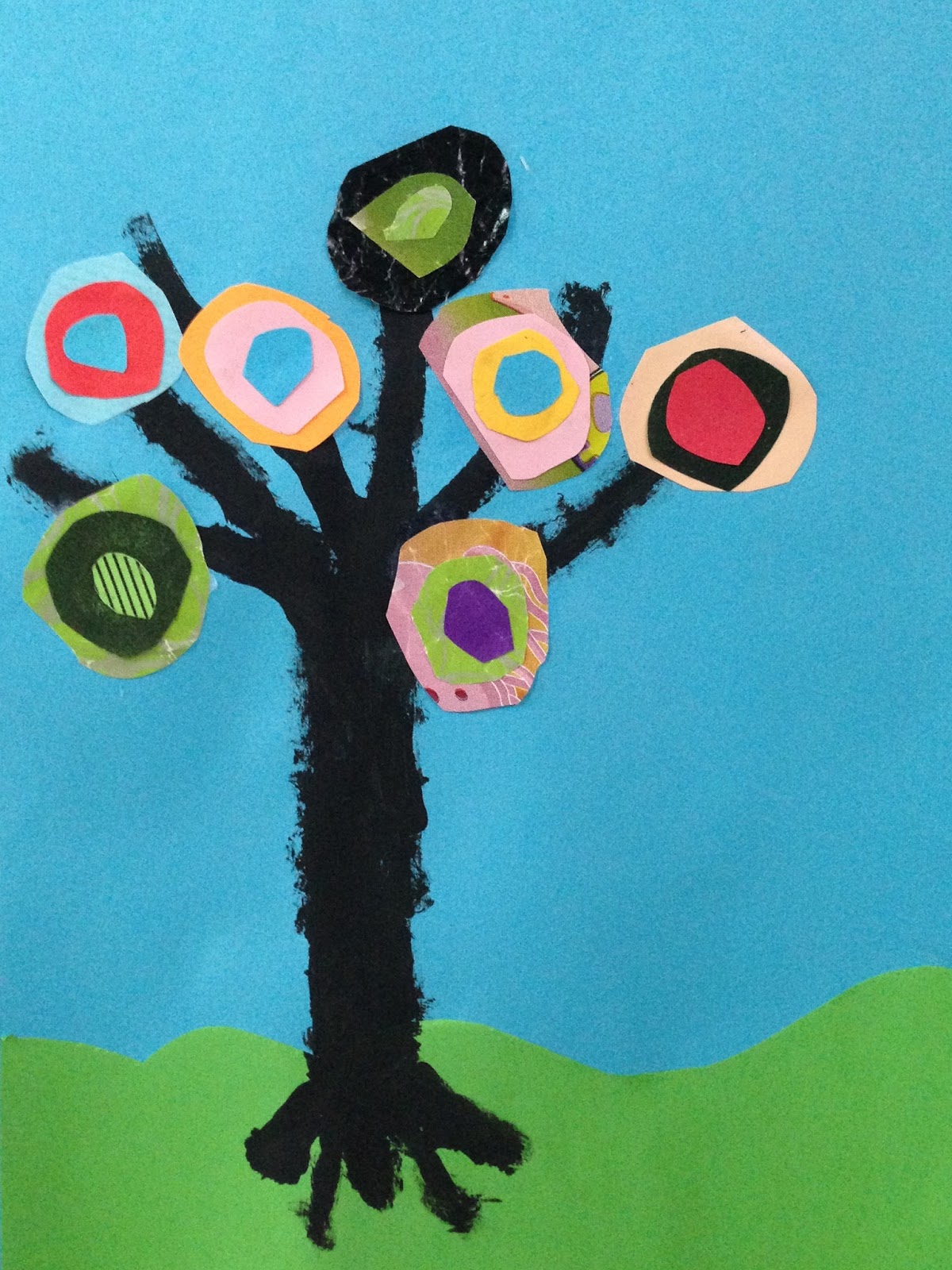 we are creating masterpieces: Kandinsky's tree - El árbol de Kandinsky