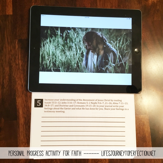 Life's Journey To Perfection: Young Women Personal Progress Activity ...