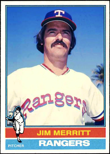 WHEN TOPPS HAD (BASE)BALLS!: NOT REALLY MISSING IN ACTION- 1976 JIM MERRITT