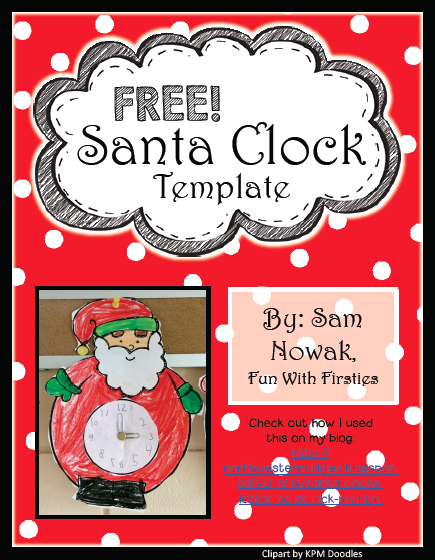 Fun With Firsties: Santa Clocks, a Letter to St. Nick, & My Favourite ...