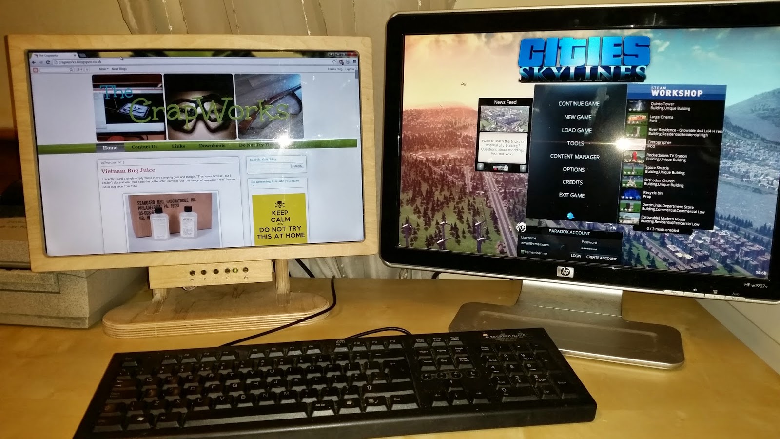 The Crapworks: Plywood Monitor Project aka Upcycling an old laptop ...