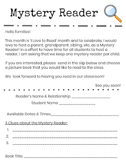 'I Love to Read' Month