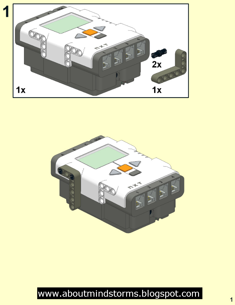 about mindstorms: LEGO BUILDING INSTRUCTIONS - 'Turtle' (mindstorms)