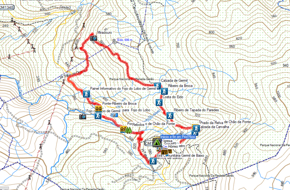 Estar vivo bajo el cielo azul: TRILHO ROTEIRO DE GERMIL - PARQUE ...