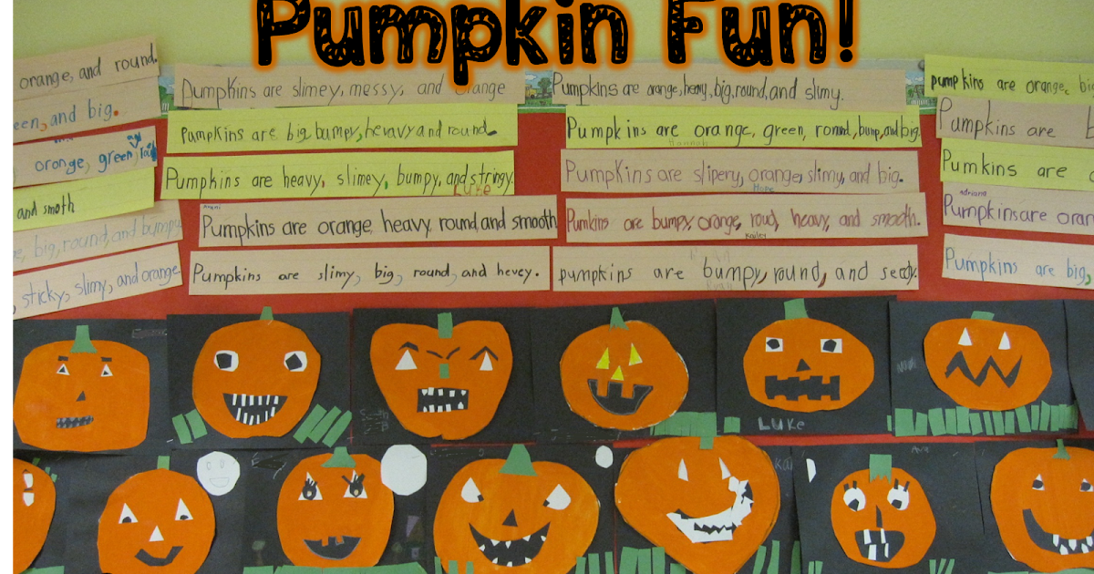 Hopping from K to 2!: Pumpkin Fun!