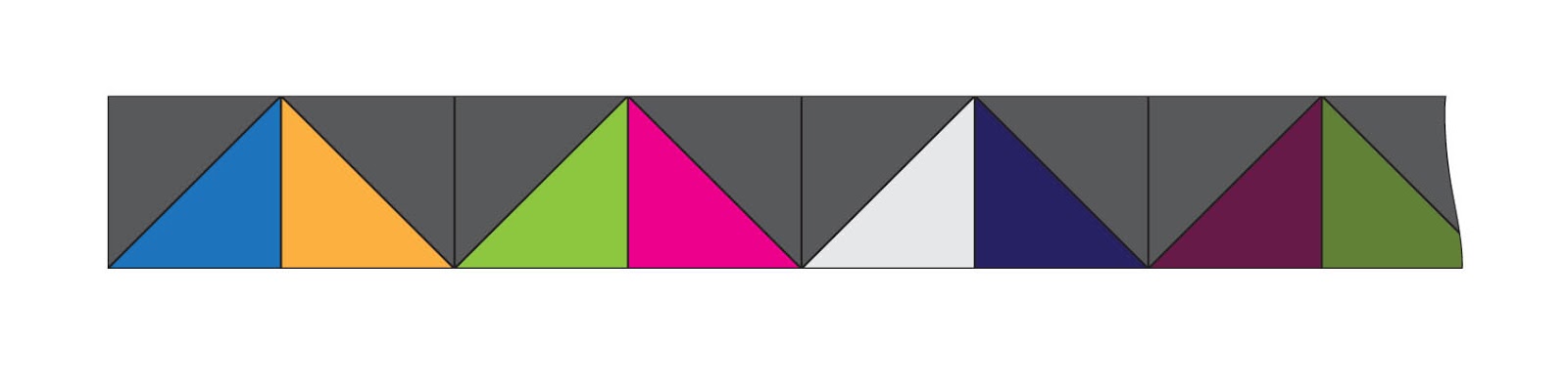 Inspired by Fabric: Paint Chip Mini Quilt Tutorial