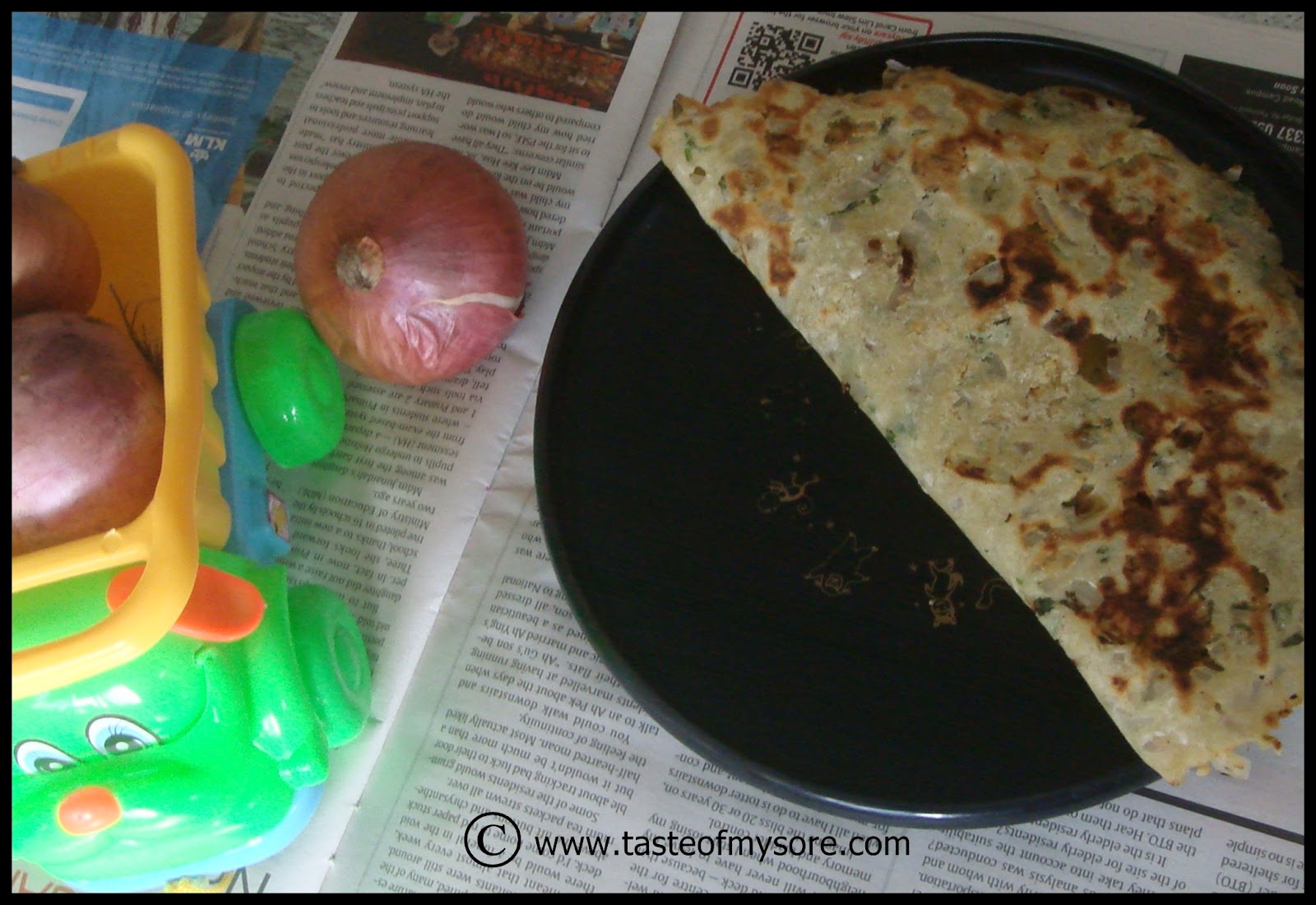 Taste of Mysore: Rava Rotti / Rave Rotti (with a demo video)
