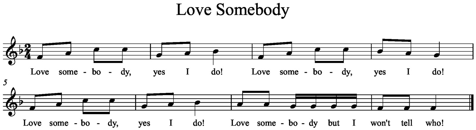 Love Somebody - Music a la Abbott - Amy Abbott - Kodály Inspired Blog ...