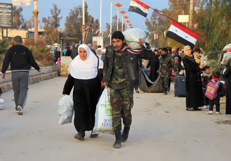 [Foto] Ratusan Keluarga di Pedesaan Kota Damaskus Mulai Kembali ke ...