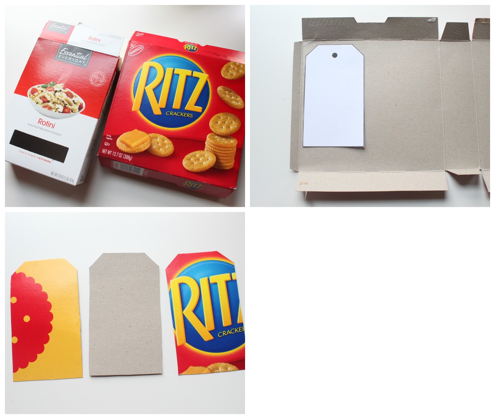 EAT+SLEEP+MAKE: Upcycled Cardboard Gift Tags (3 Ways)