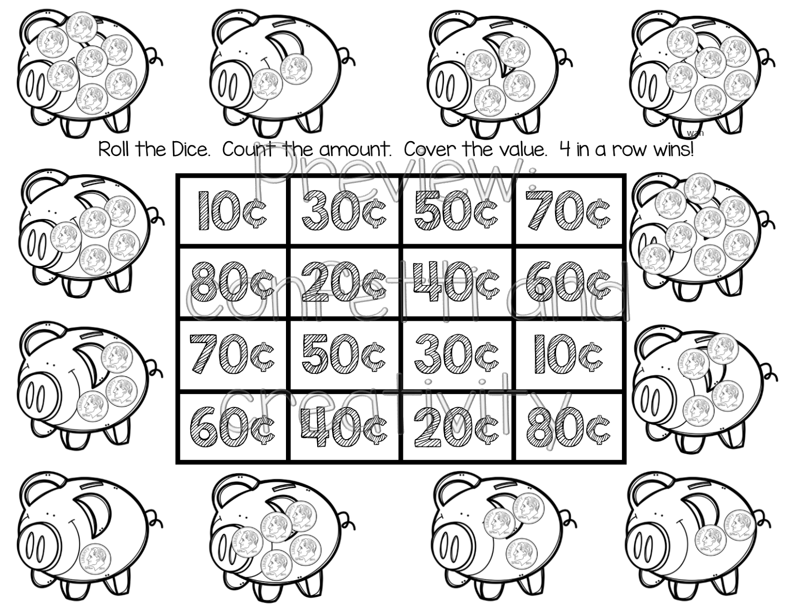 Spoonful of Confetti and Creativity: Teaching Money!