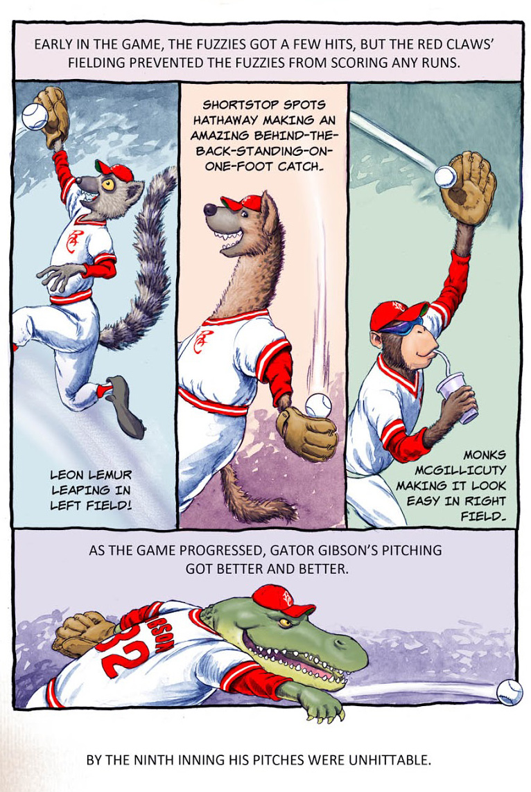 A GEEK DADDY: Fuzzy Baseball by John Steven Gurney