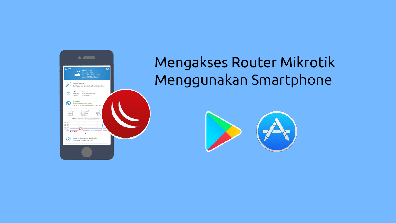 Mengakses Mikrotik RouterOS Menggunakan Smartphone - Diary Config
