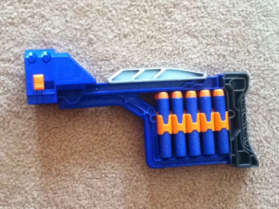 Outback Nerf: Nerf Elite Stockade Review (15m Aus grey trigger)