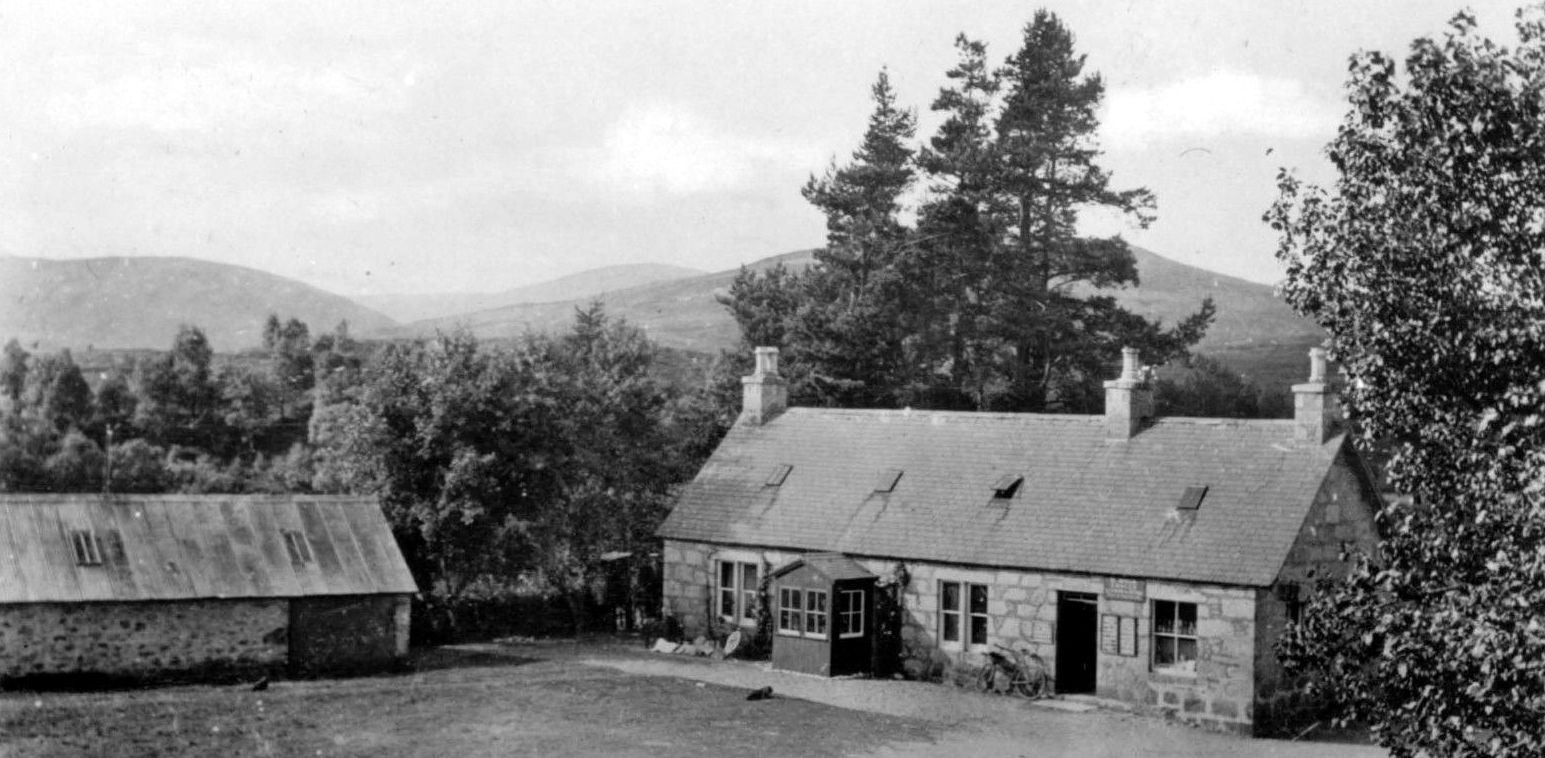 Tour Scotland: Old Photograph Cottage Post Office Tarfside Scotland