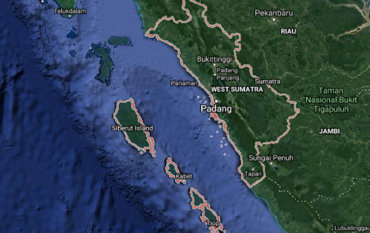 Peta SUMATERA Barat Lengkap (Google Map)