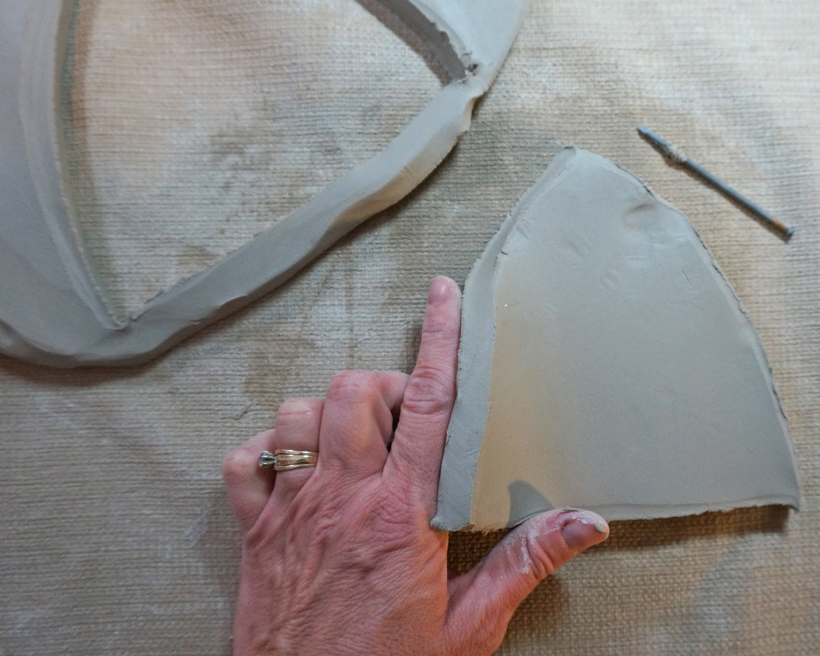 that artist woman: Modern Clay Nativity