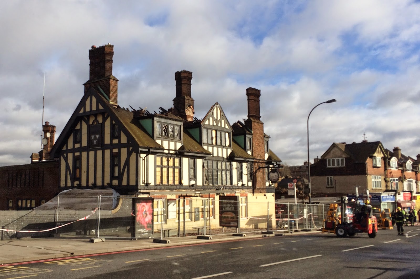Clare's diary: Catford Bridge Tavern fire - some pictures and some ...