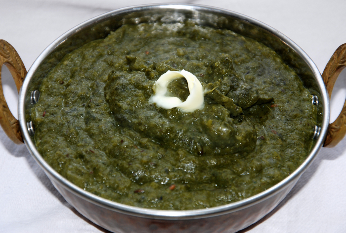 सरसों का साग - sarson ka saag hindi recipe - madhuri ki rasoi ~ माधुरी ...