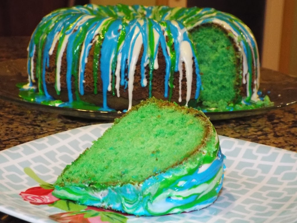 Clever, Crafty, Cookin' Mama: Superbowl "BOOM" Cake (Pistachio Cake ...