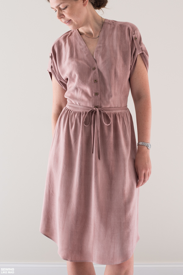 Sewing Like Mad: Fringe Blouse & Dress, Rayon Version