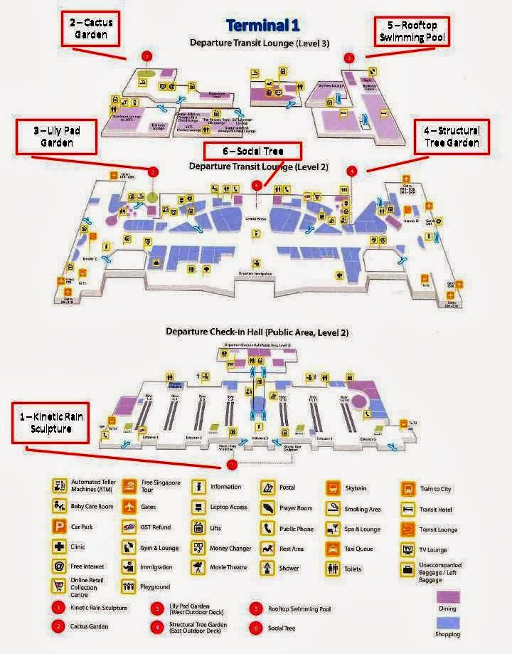 Postcard Trail ...: Changi Airport Must-Know Spots