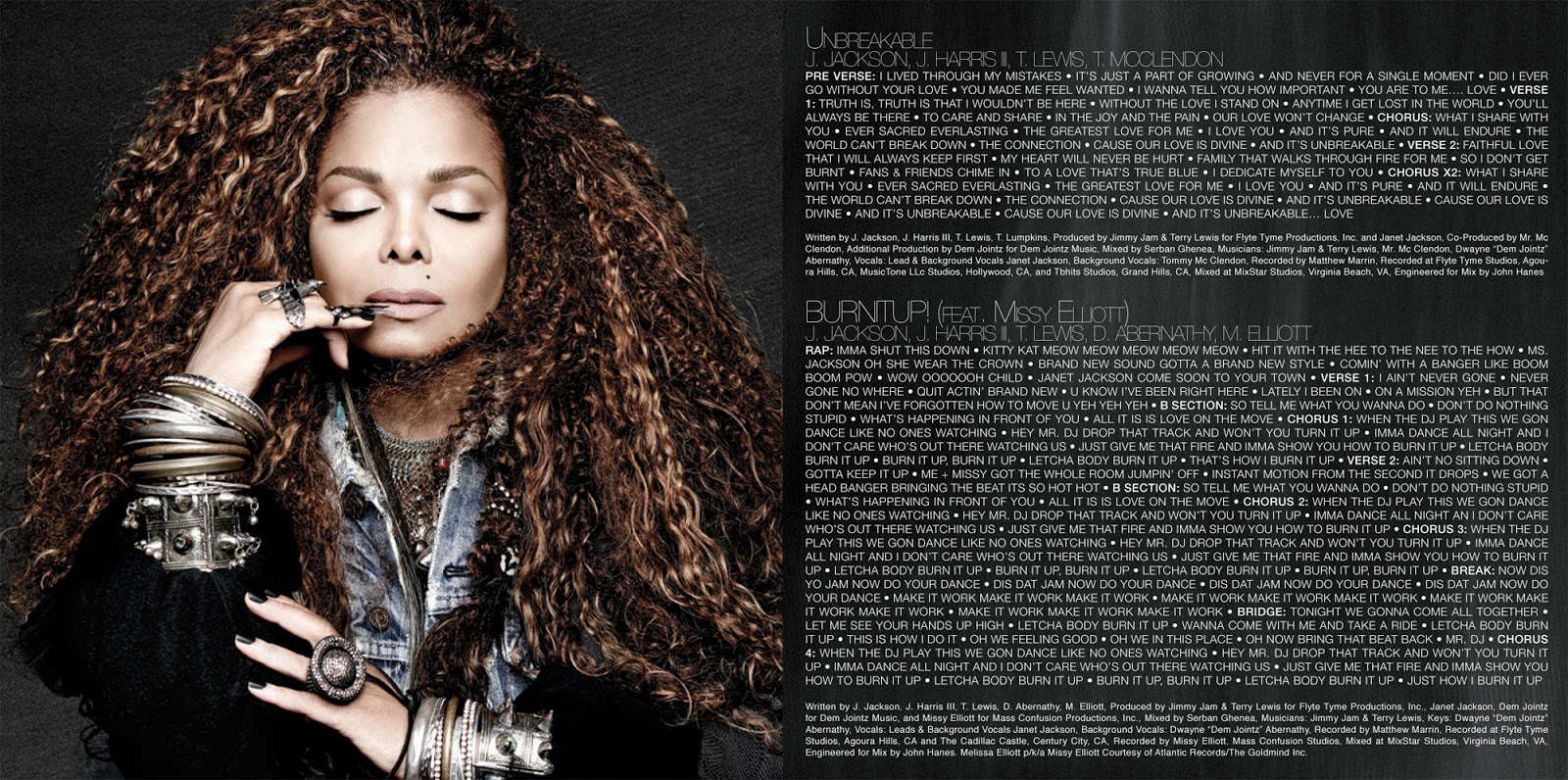 Encarte Janet Jackson Unbreakable Digital Deluxe Edition Encartes Pop