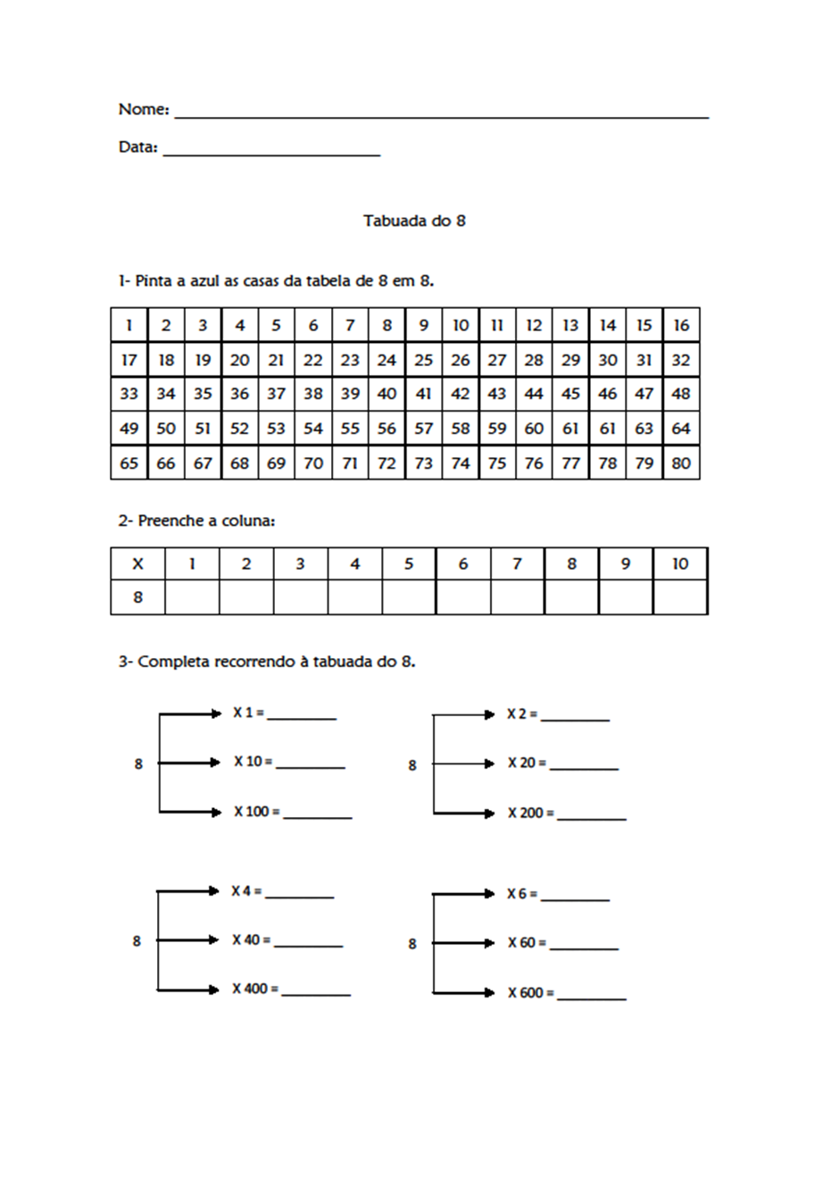 Educar X: Exercícios de matemática