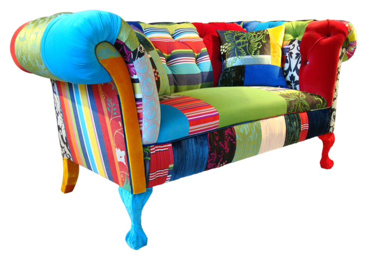 Madame Covet's Style Boutique: Squint Limited Unique Patchwork Sofa