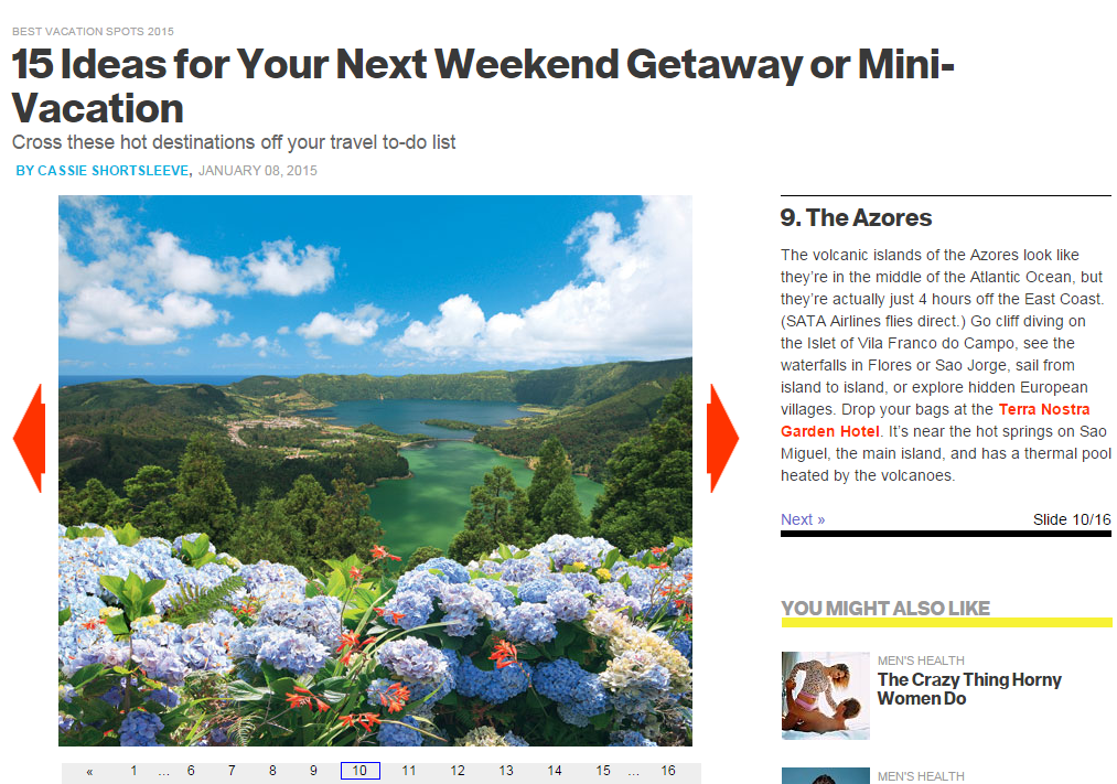 15 Ideas for Your Next Weekend Getaway or Mini-Vacation by Men'sHealth ...