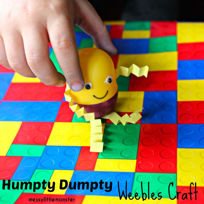 Humpty Dumpty Weebles - Messy Little Monster