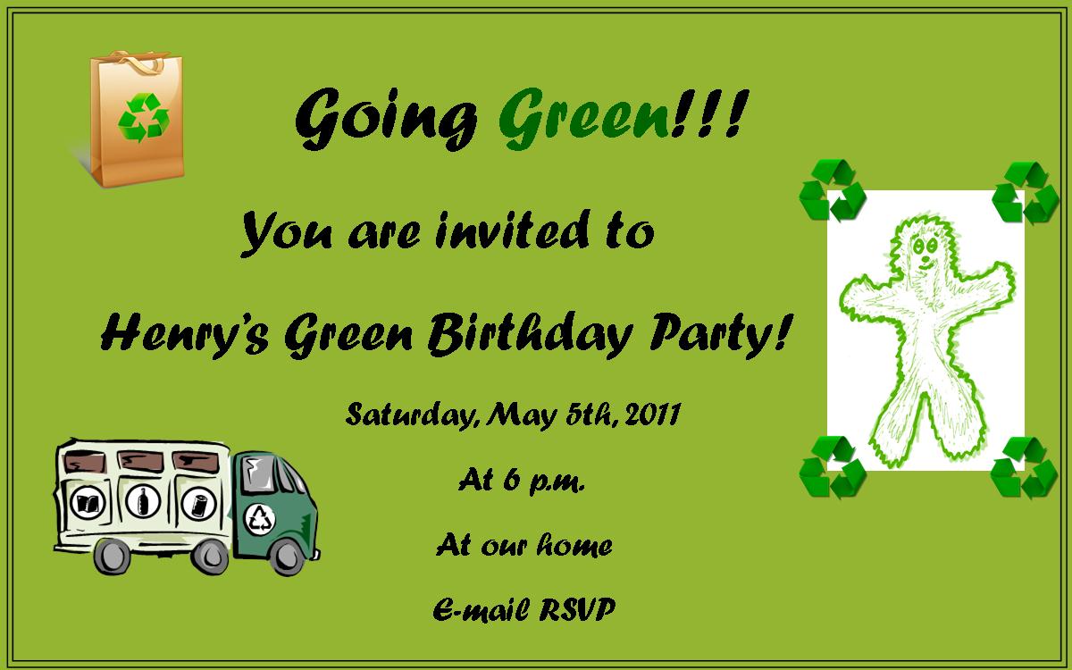 Designing Life: Green Birthday Party Ideas